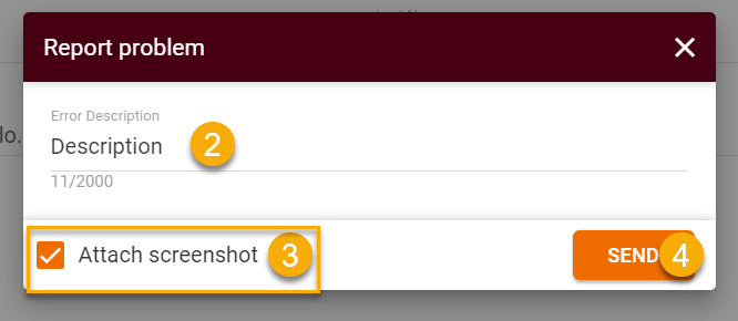 ¿Puedo reportar un problema directamente desde la aplicación? - Mensaje ...