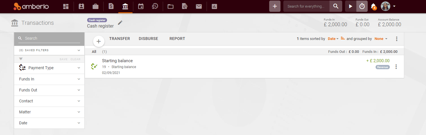 How to use Cash register feature?