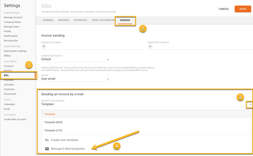 How To Customize Your Email Template For Bills And Reminders?
