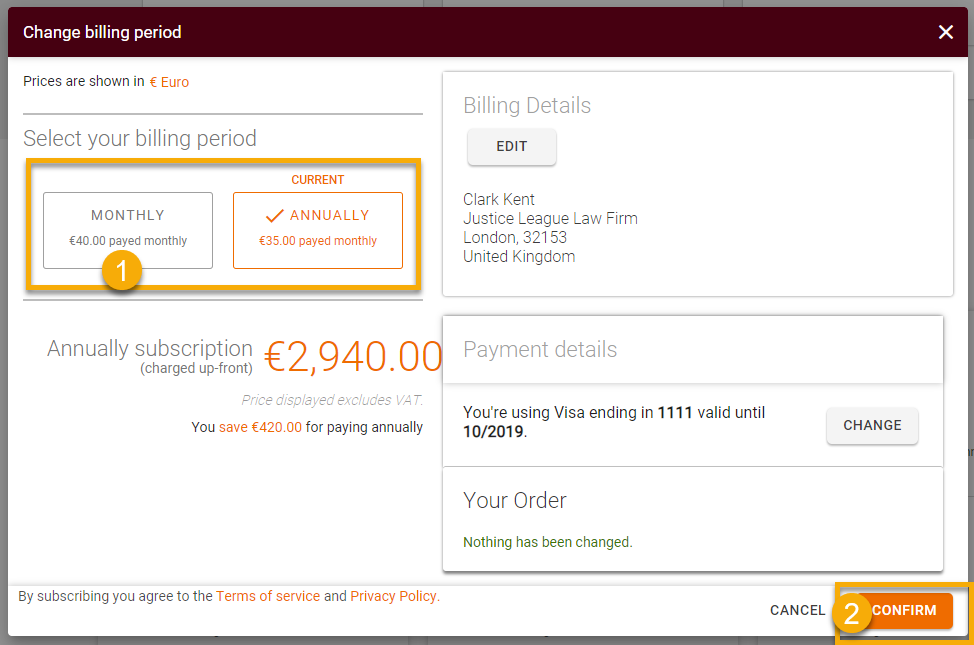 How Can I Change Billing Cycle?