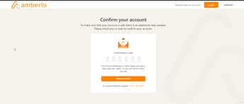 Amberlo 2FA Login Authentication for Enhanced Security