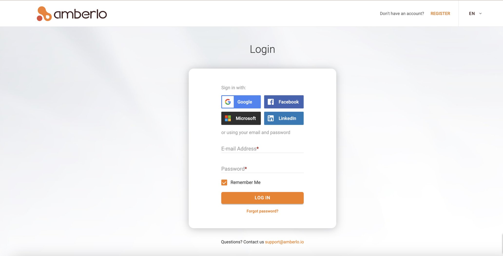 Login and Password Issues