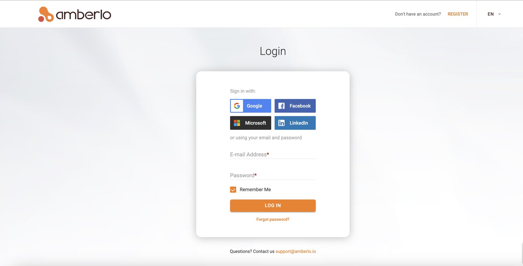 Login and Password Issues